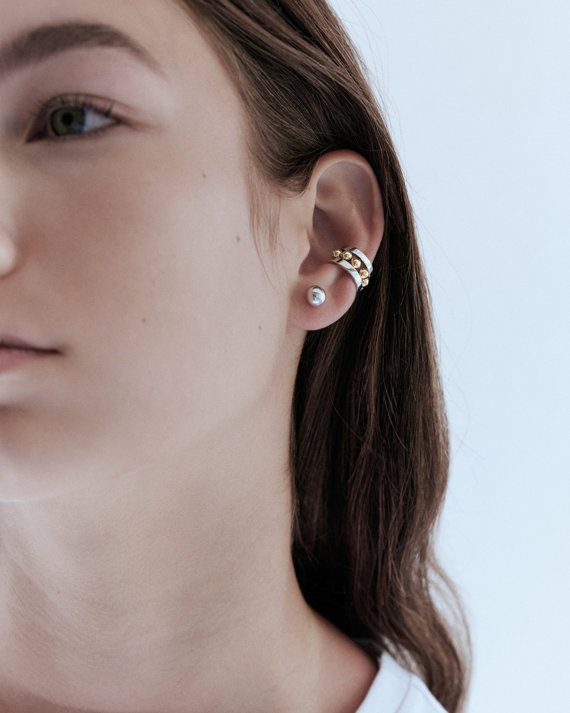 Sener Besim | Orbit Stud Earrings - Silver | Earrings