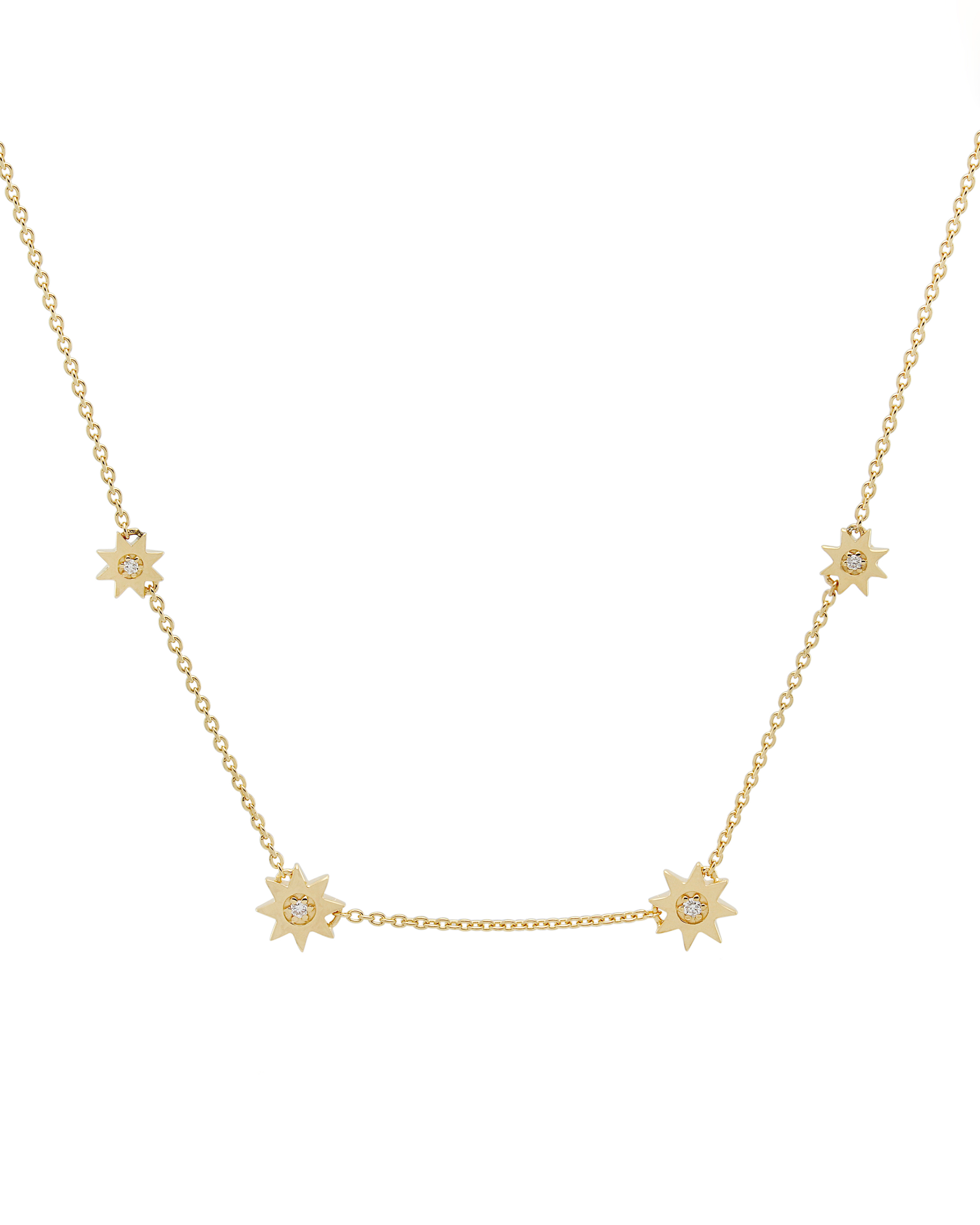 ŞENER BESIM | Constellation Diamond Necklace - Gold – Sener Besim